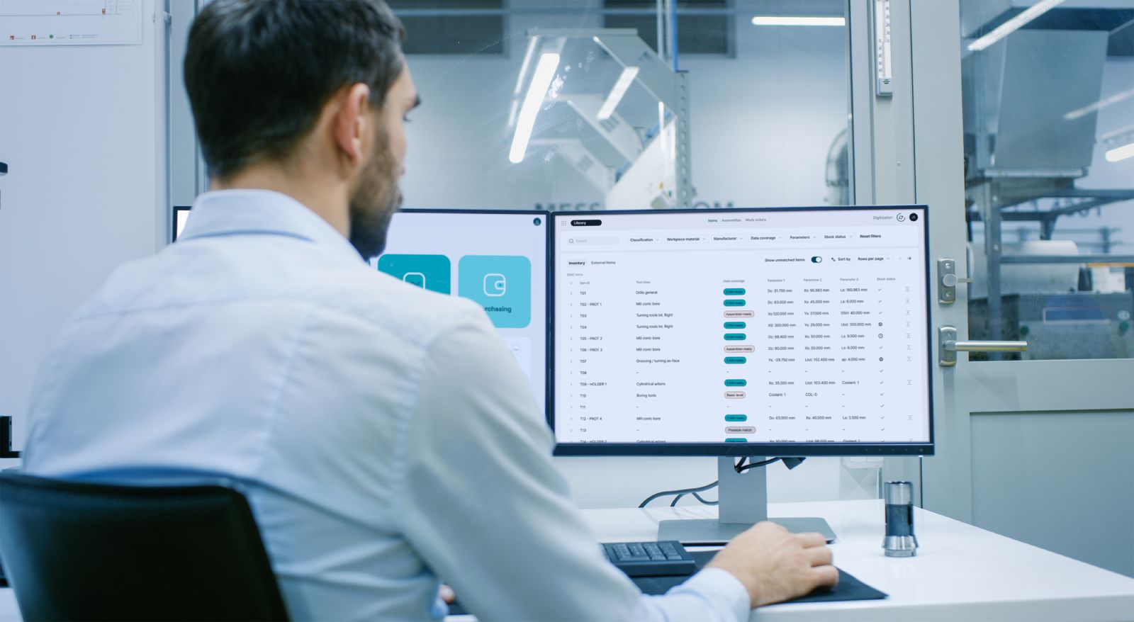 Cloud-based tool management software for machine shops